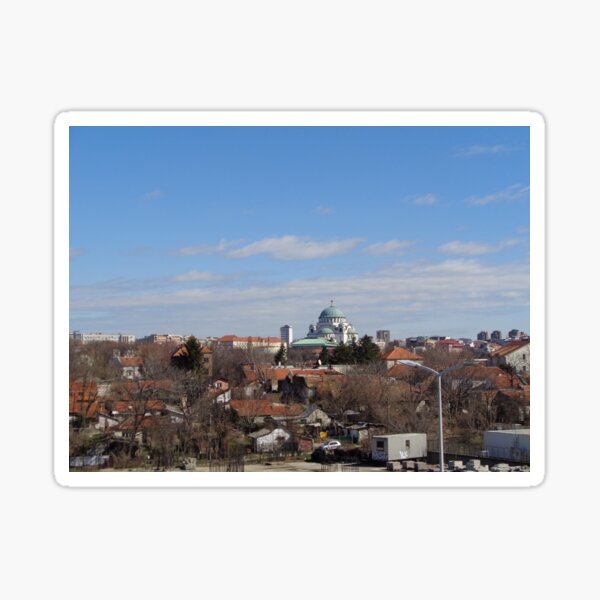 "Belgrade" Sticker for Sale by beleja | Redbubble