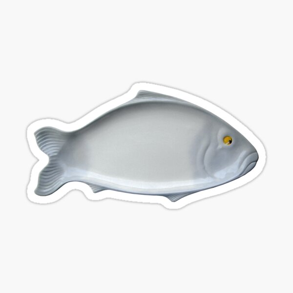 "Norway Egersund Fayancefabrik Ceramic Fish Platter" Sticker by ...