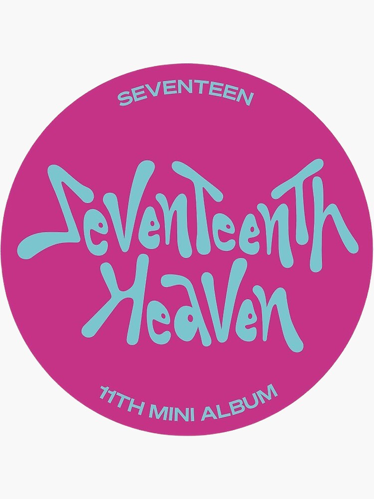 "Seventeen - Seventeenth Heaven Sticker 2" Sticker by reffsvt | Redbubble