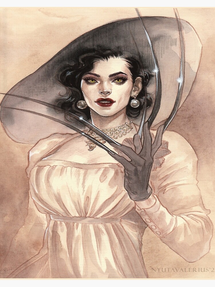 "Resident Evil 4 - Lady Dimitrescu" Art Board Print for Sale by Timbo ...