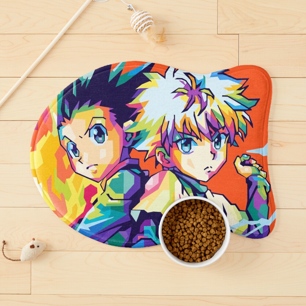 Gon And Killua Cool Wpap Art Sticker For Sale By Zeetart Redbubble