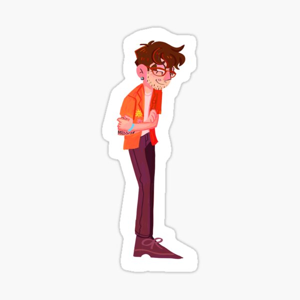 "Joker Out - Nace Jordan orange outfit" Sticker for Sale by laeheaps ...