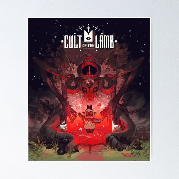 "Cult Of The Lamb" Poster for Sale by Rogestore | Redbubble