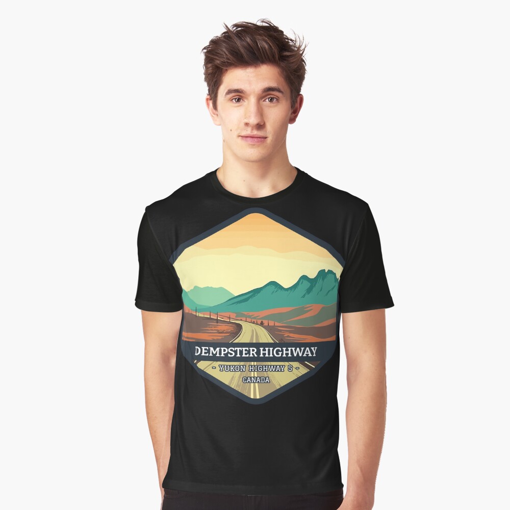 "Dempster Highway in Canada" Sticker for Sale by AestheticColor | Redbubble