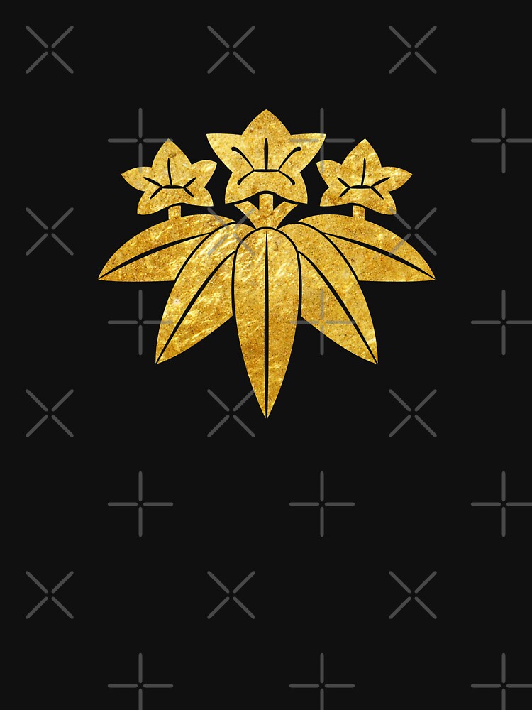 "Kamakura Minamoto Mon Japanese clan in faux gold" T-shirt by ...