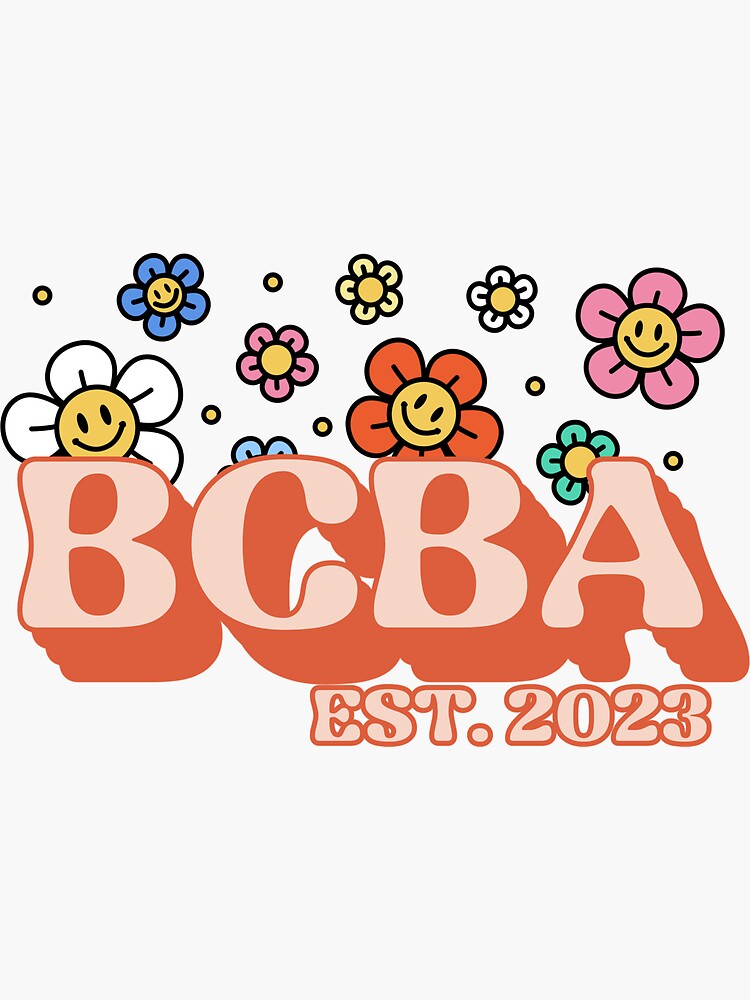 "BCBA EST.2023" Sticker for Sale by ABATees | Redbubble
