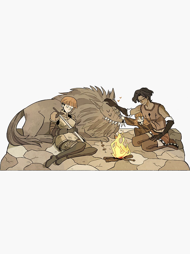 "Fear and Hunger Funger sticker" Sticker by Niaryu | Redbubble