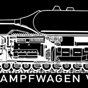 "Panzer VIII Maus German WW2 Tank Cutaway Diagram Cross Section Inside ...