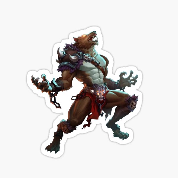 "Nightforged Werewolf by Night" Sticker for Sale by AndisaDoily | Redbubble