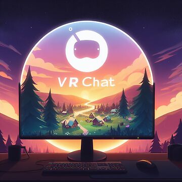 "Vrchat visionary logo" Sticker for Sale by Autumn Simpson | Redbubble