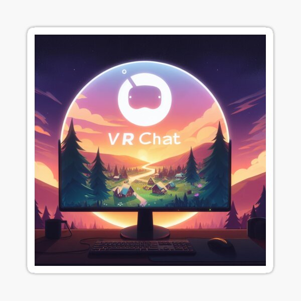 "Vrchat visionary logo" Sticker for Sale by Autumn Simpson | Redbubble