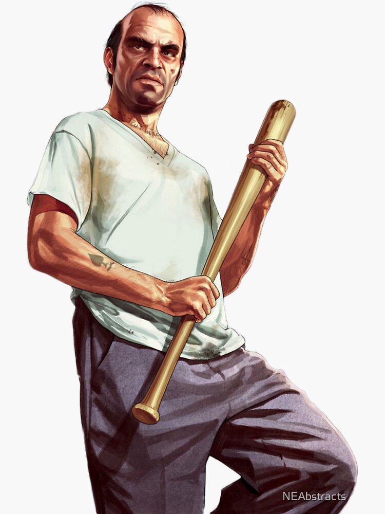 "GTA V - Trevor" Sticker for Sale by NEAbstracts | Redbubble