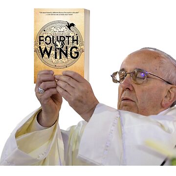 "Fourth Wing Pope Meme" Sticker for Sale by selmaal | Redbubble