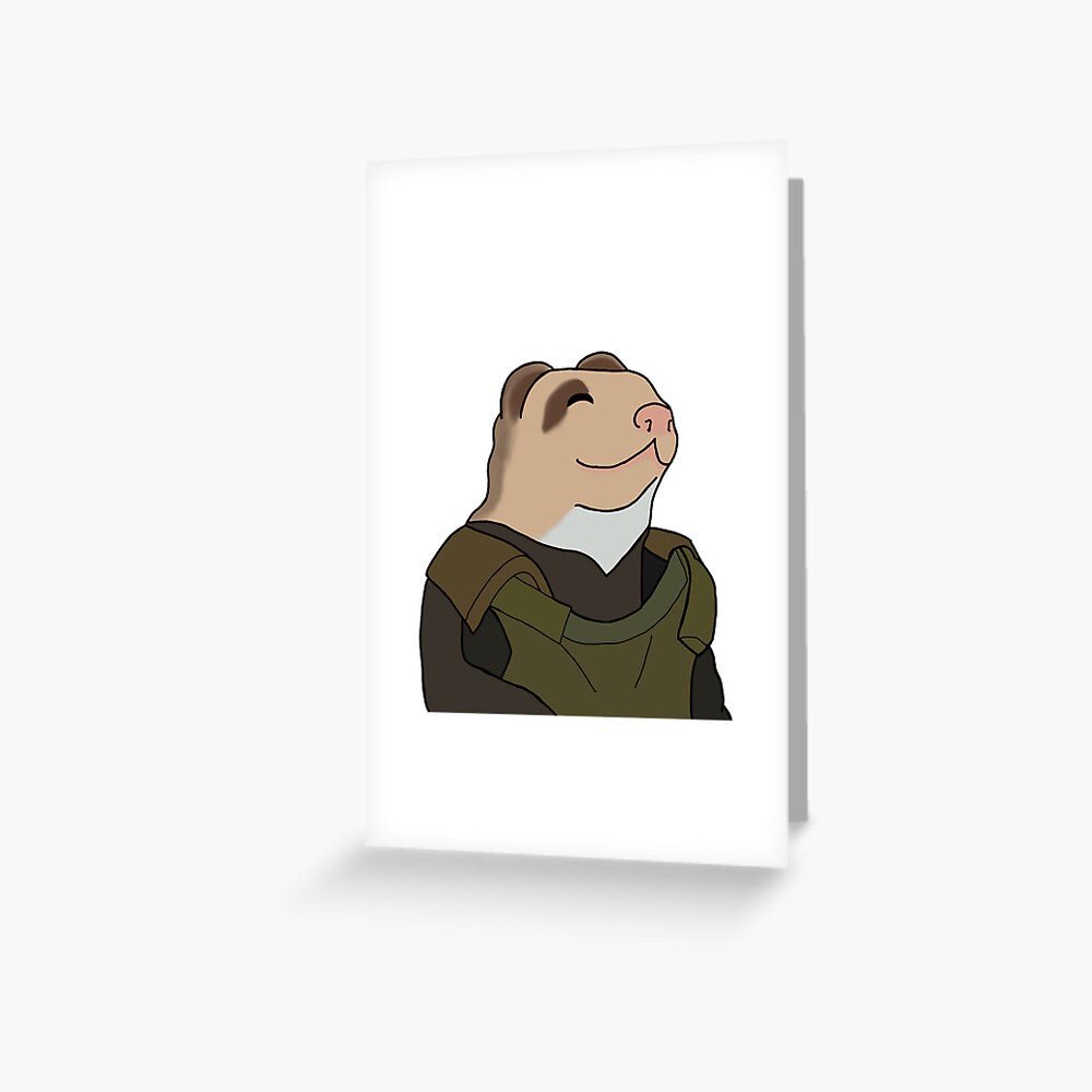 "Tactical Ferret" Sticker for Sale by MoodyMullen | Redbubble