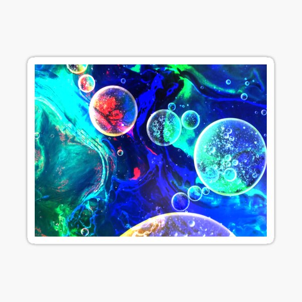 "Multi-Color Bubbles Design Multi Product Styles" Sticker for Sale by ...