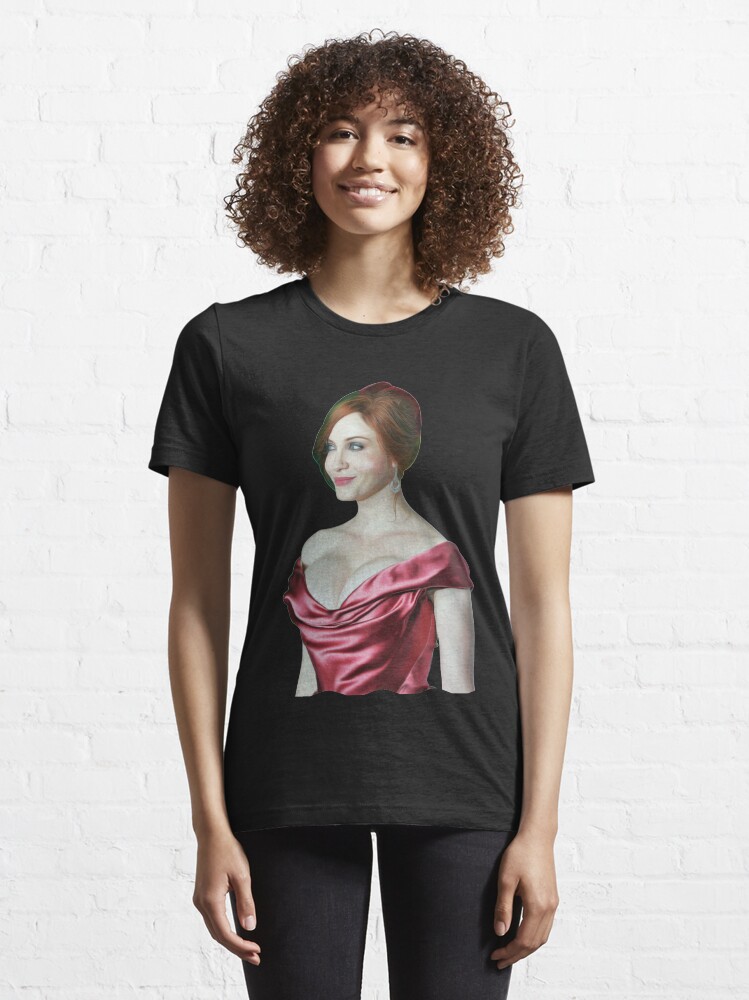 "Christina Hendricks - Celebrity Art" T-shirt by MOSAICART | Redbubble