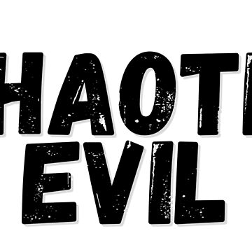 "Chaotic Evil Pride TTRPG Dungeons & Dragons" Sticker for Sale by addie ...