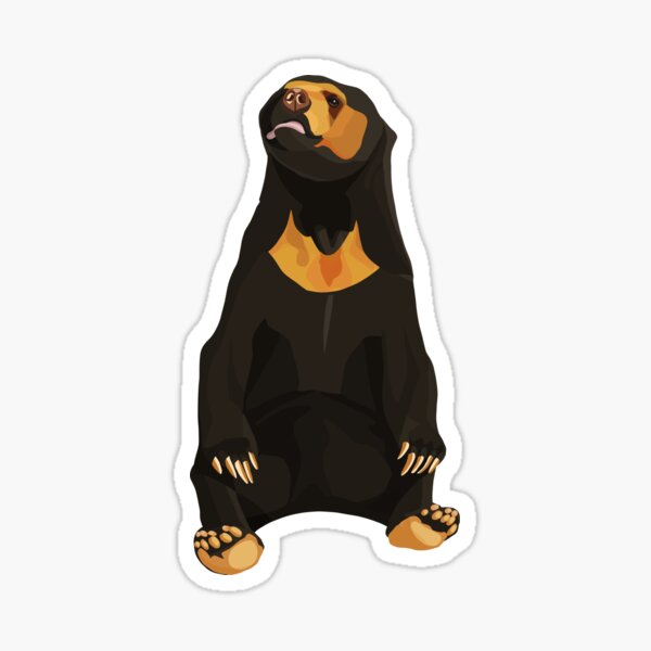"Sun Bear" Sticker for Sale by mmahoney20 | Redbubble