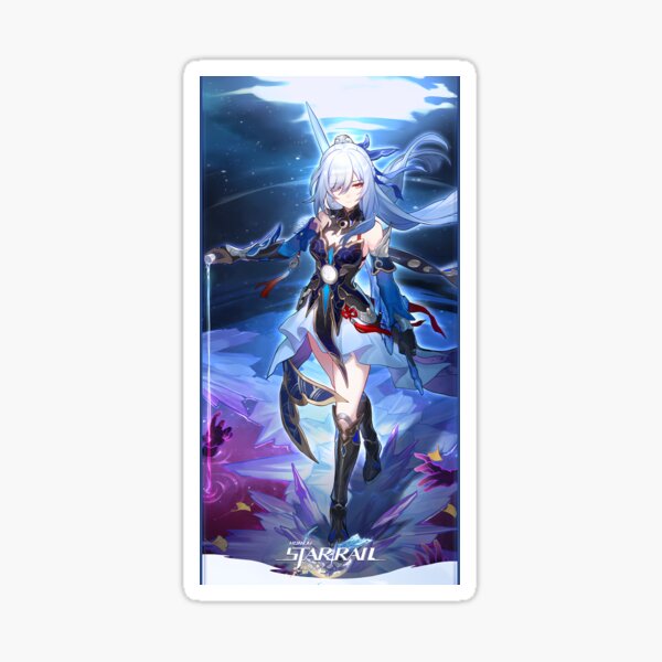"Jingliu vertical poster, Honkai Star Rail" Sticker by Demray | Redbubble