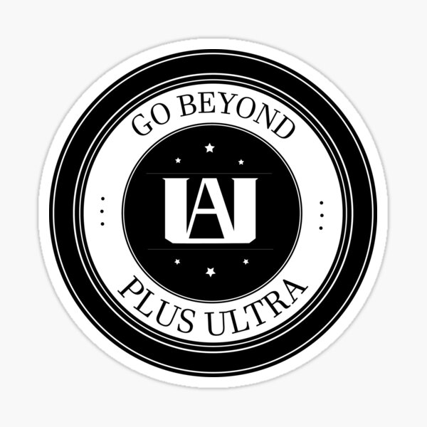 "plus ultra" Sticker for Sale by n0ctem | Redbubble