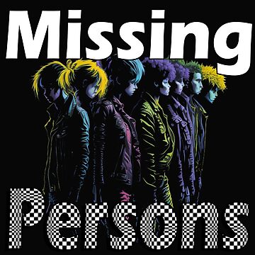 "Missing persons" Sticker for Sale by PornDesigns | Redbubble