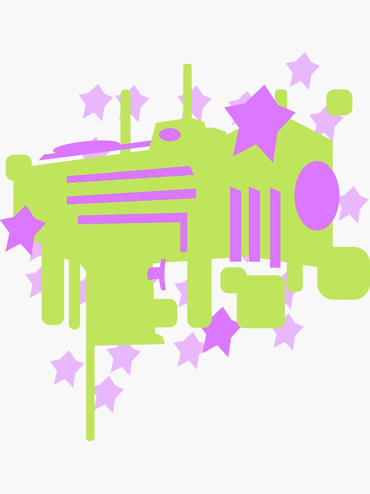 "Splattershot Jr." Sticker for Sale by WrongArt | Redbubble