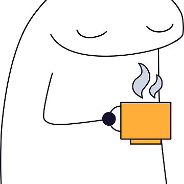 "Flork Coffee Meme" Sticker for Sale by loom-check | Redbubble