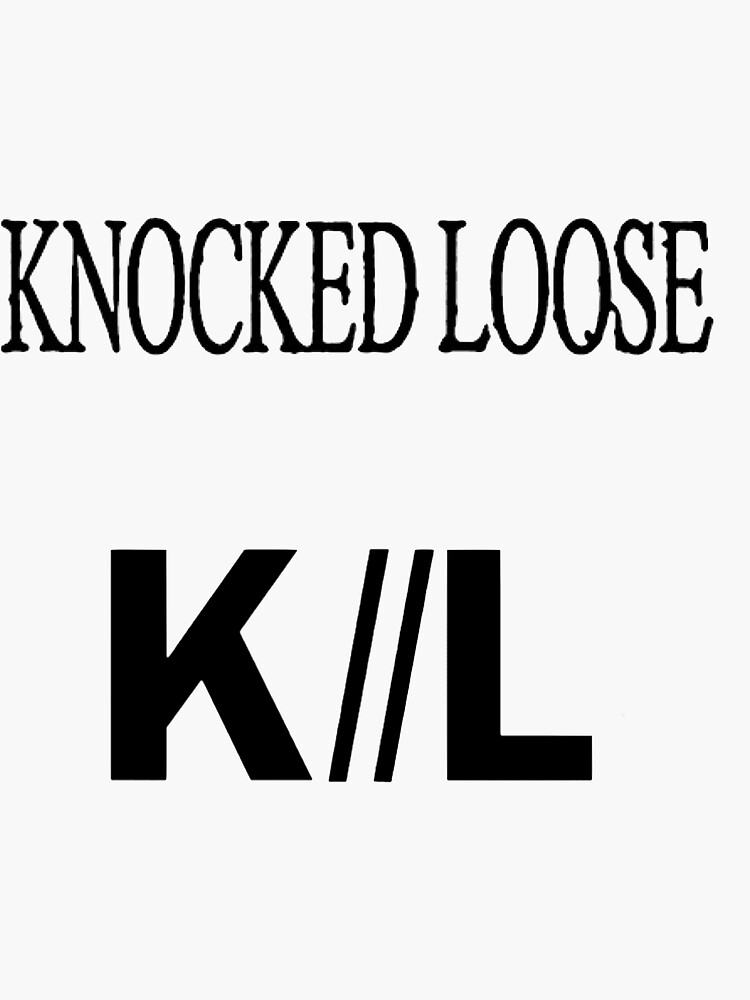 "Knocked Loose Sticker Pack" Sticker for Sale by SarahLovesBands ...