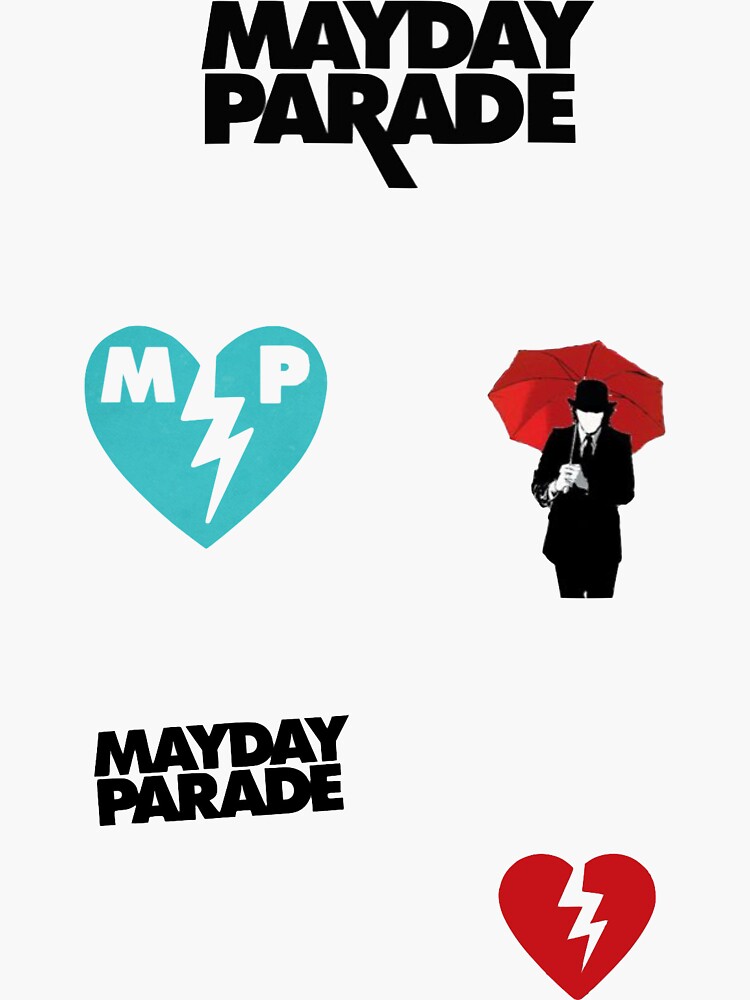 "Mayday Parade Sticker Pack" Sticker for Sale by SarahLovesBands ...