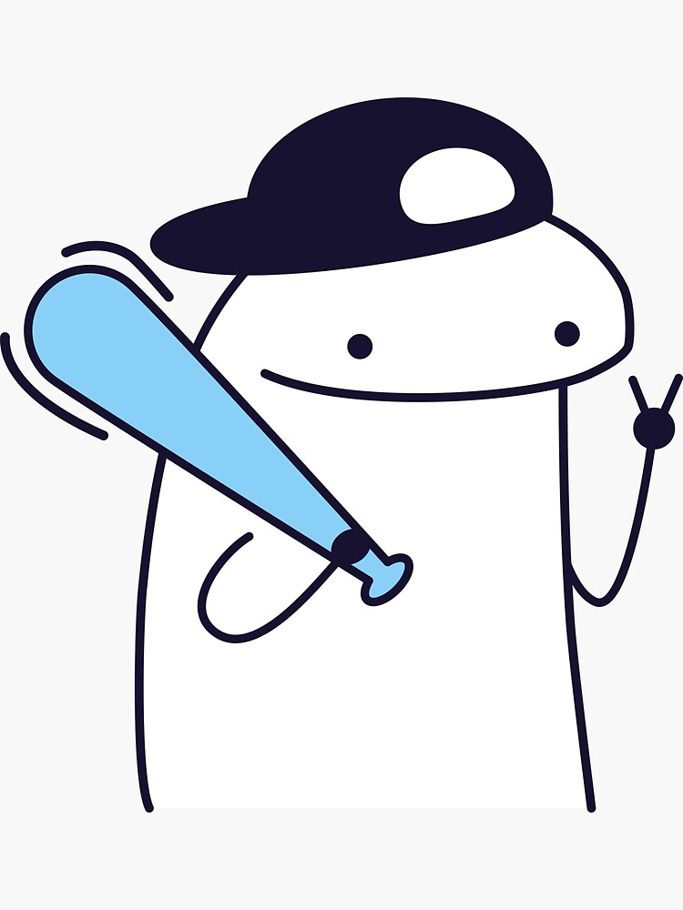 "Baseball Flork Meme" Sticker for Sale by loom-check | Redbubble