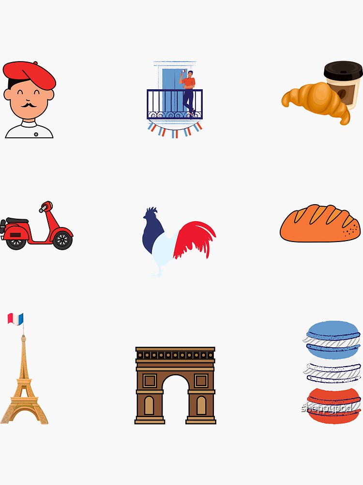 "events on Paris 2024" Sticker for Sale by shoppypod | Redbubble