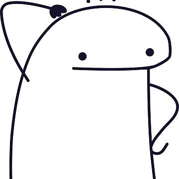 Pegatina for Sale con la obra «Cuestionando el lindo meme de Flork» de ...