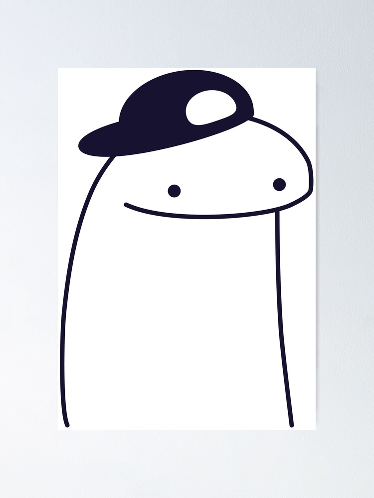 "Flork with a Cap Meme" Poster for Sale by loom-check | Redbubble
