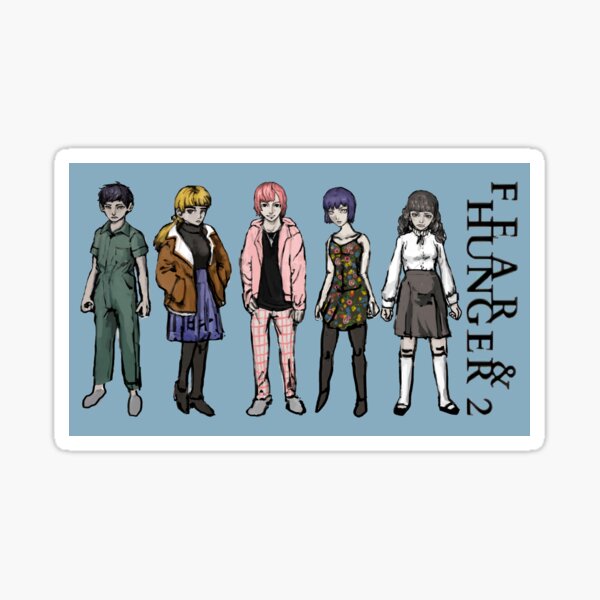 "Fear and Hunger Termina Portraits" Sticker for Sale by LibertarioARG ...