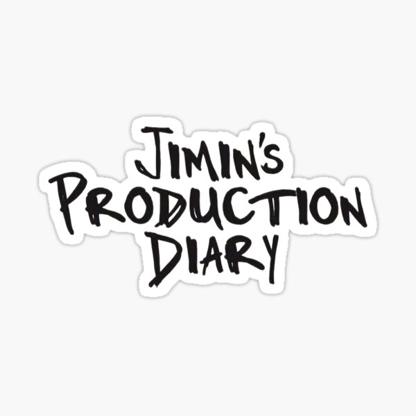 "Jimin's Production Diary (park jimin of bts)" Sticker for Sale by ...