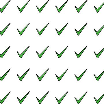 "Planner Pack Sticker Green Tick" Sticker for Sale by VeryPureLove ...