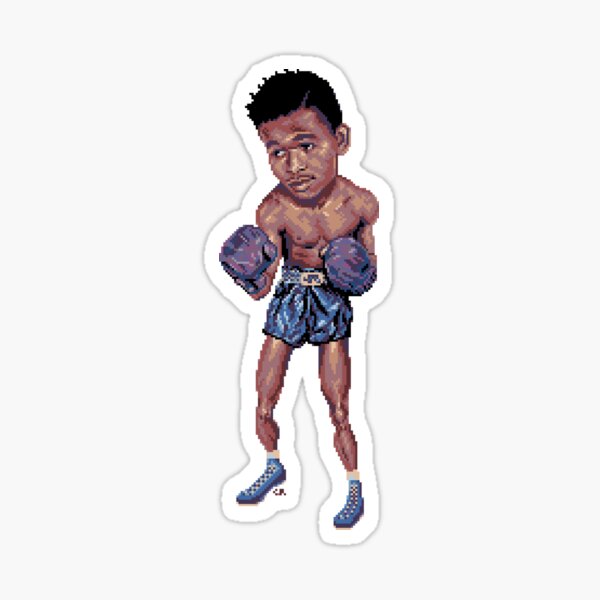 "Sugar Boxing Pixel Art" Sticker for Sale by CyberRex | Redbubble