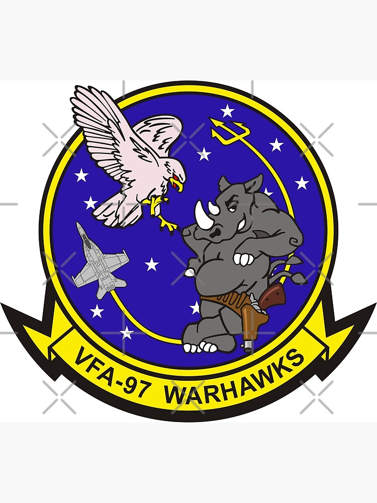 "F/A-18 Rhino VFA-97 Warhawks" Canvas Print by MBK13 | Redbubble