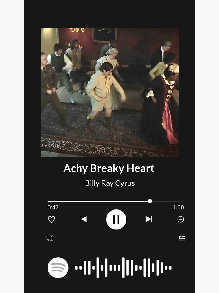 "Achy Breaky Heart" Sticker for Sale by BookwormDesigns | Redbubble