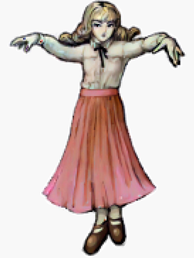 "Fear and Hunger Marina" Sticker for Sale by LibertarioARG | Redbubble