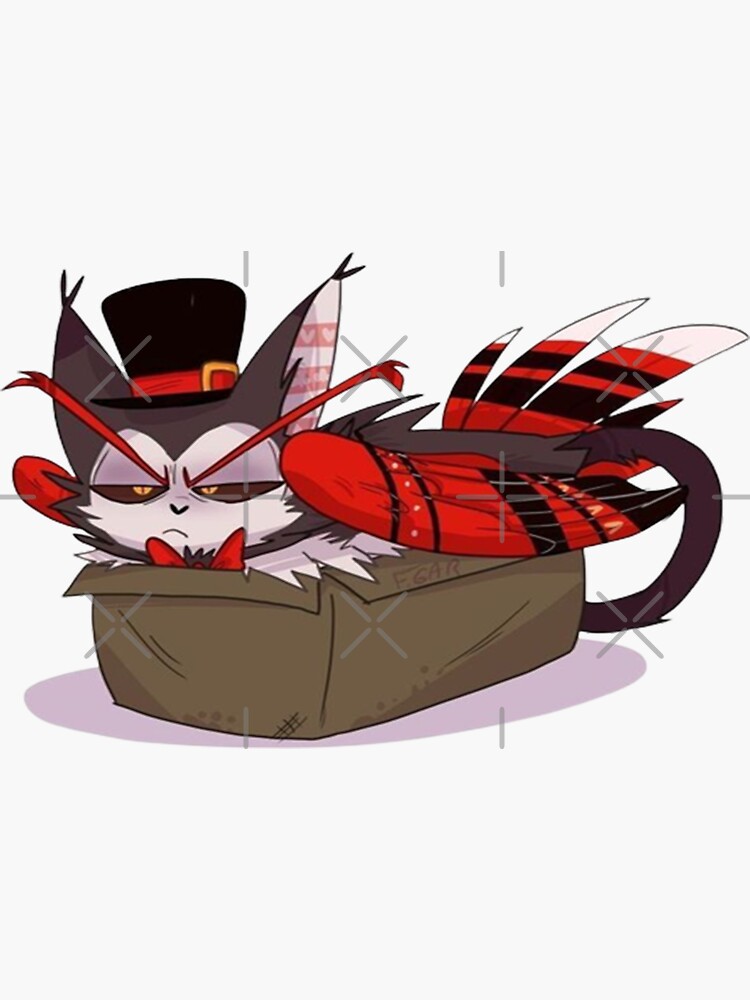 "husk hazbin hotel" Sticker for Sale by raliz-z | Redbubble