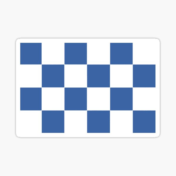"Ipswich Checkered Flag" Sticker for Sale by Confusion101 | Redbubble