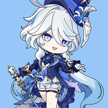 "Genshin Impact - Furina Chibi" Sticker for Sale by RussellStudio ...