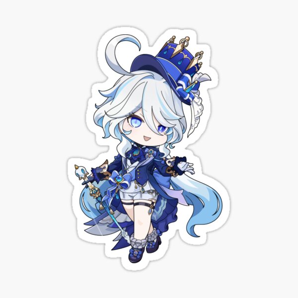 "Genshin Impact - Furina Chibi" Sticker for Sale by RussellStudio ...