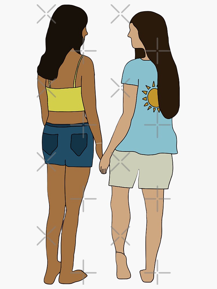 "Blake and Emily The Lucky List " Sticker for Sale by bookish-looks ...