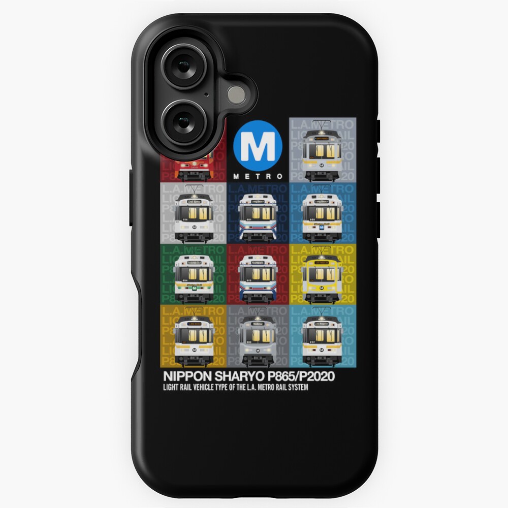 "Los Angeles Metro Rail Nippon Sharyo P865/P2020 Train Collage" Poster ...