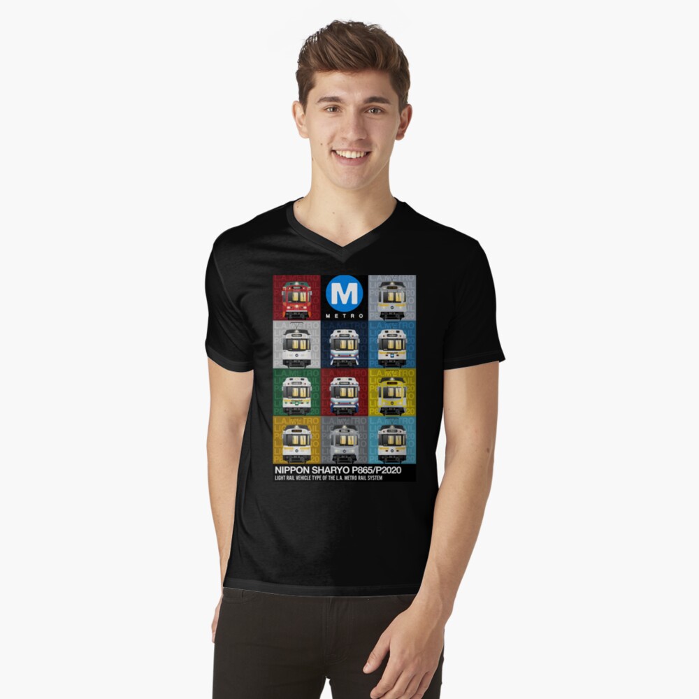 "Los Angeles Metro Rail Nippon Sharyo P865/P2020 Train Collage" Poster ...