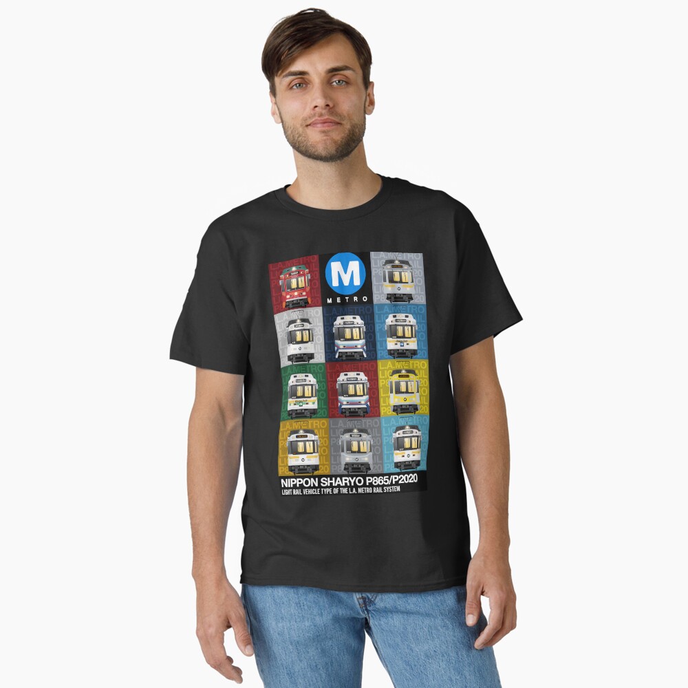 "Los Angeles Metro Rail Nippon Sharyo P865/P2020 Train Collage" Poster ...