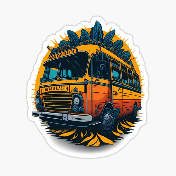 "gift for bus driver" Sticker for Sale by oualid berrouh | Redbubble