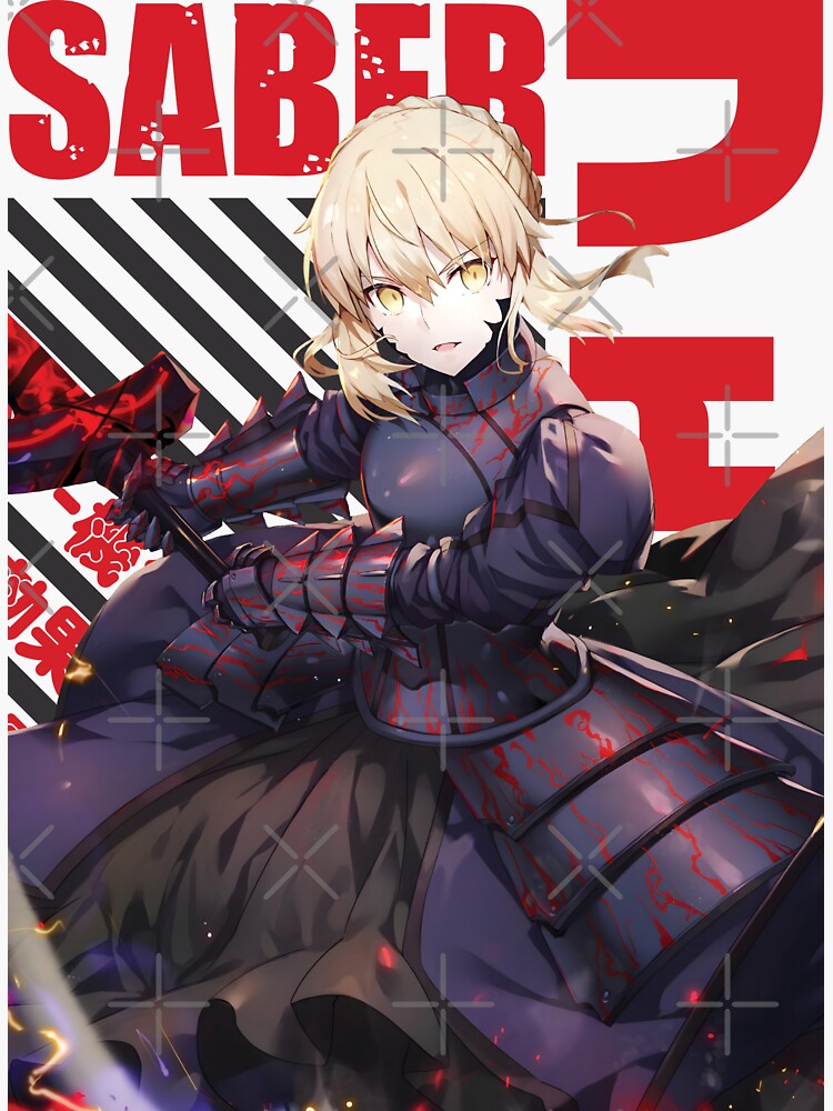 "Fate - Saber Alter" Sticker by Recup-Tout | Redbubble